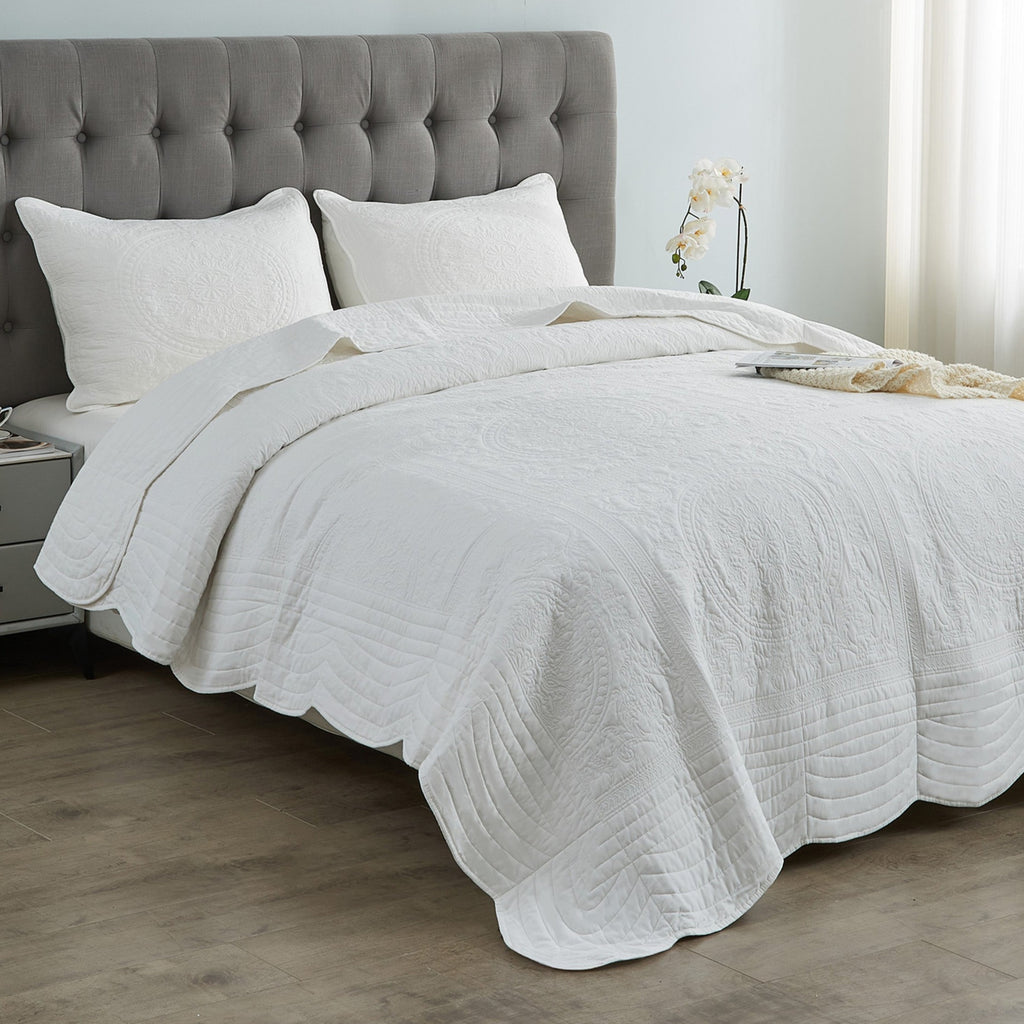 Isabella Cotton Quilt Set – Laytner's Linen & Home