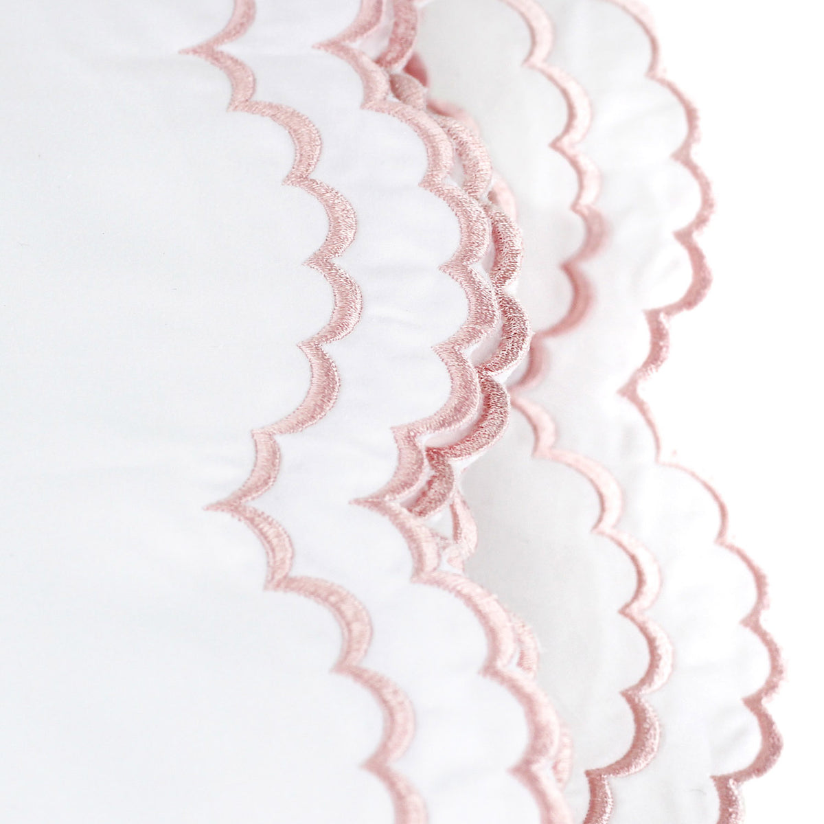 Double Scallop Embroidered Percale Sheet Set – Laytner's Linen & Home