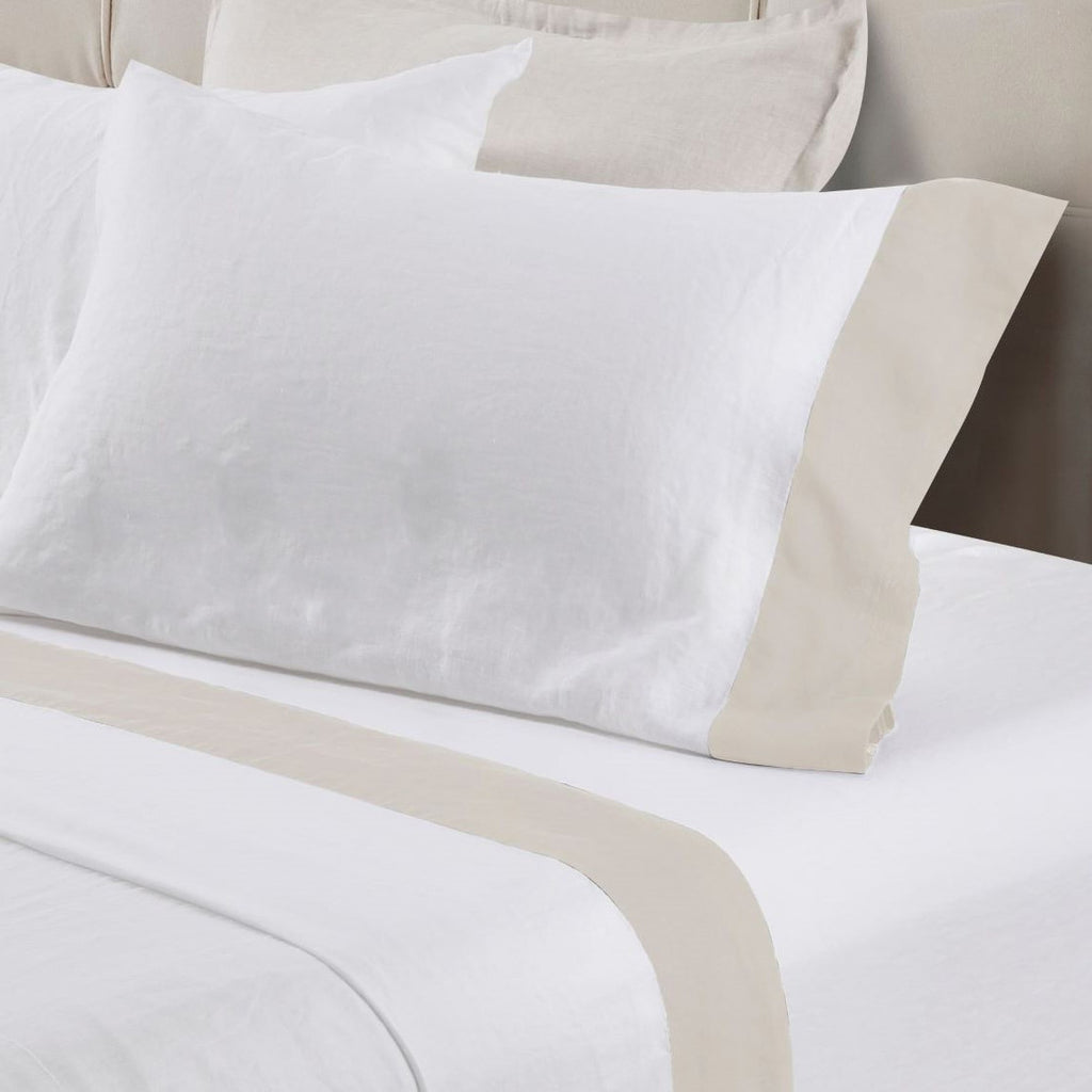 100% Linen Border Hem Sheet Sets – Laytner's Linen & Home